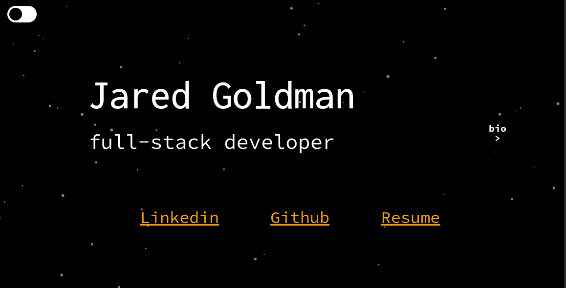Jared Goldman | Full-Stack Developer